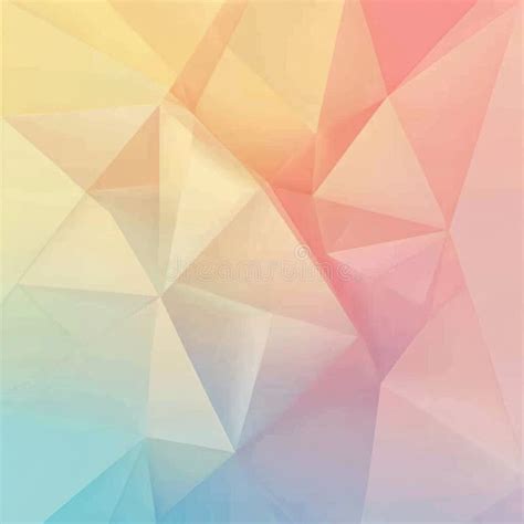 A Smooth Gradient Background Showcases Polygonal Shapes With Soft Edges