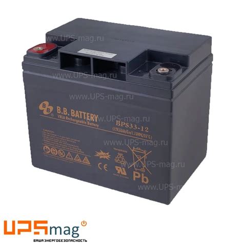 Аккумулятор BB Battery BPS 33-12 (12V / 33Ah) купить в г. Москва ...