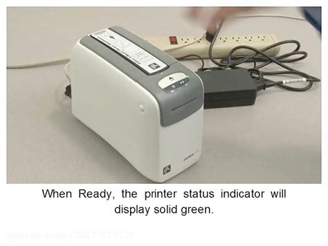 راه اندازی چاپگر مچ بند شناسایی بیمار Zebra Hc100