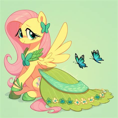 Fluttershys Gala Dress Season 1 Pony Fluttershy Gala Dress V1