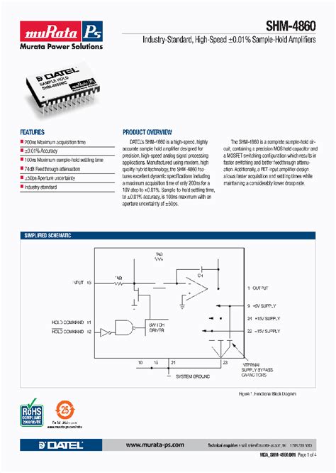 Shm 48604404407pdf Datasheet Download Ic On Line