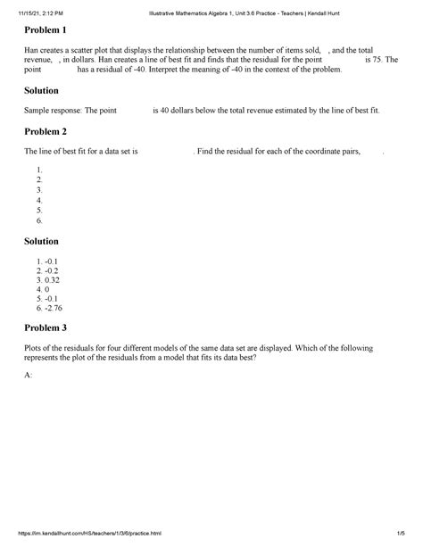 36 Cpp Key Hhhh Problem 1 Han Creates A Scatter Plot That Displays