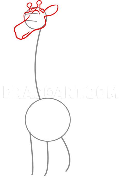 How To Draw A Simple Giraffe Step By Step Drawing Guide By Dawn Dragoart Giraffes