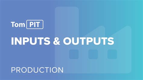Inputs And Outputs Youtube