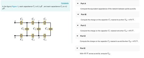 Solved Part A In The Figure Figure 1 Each Capacitance C