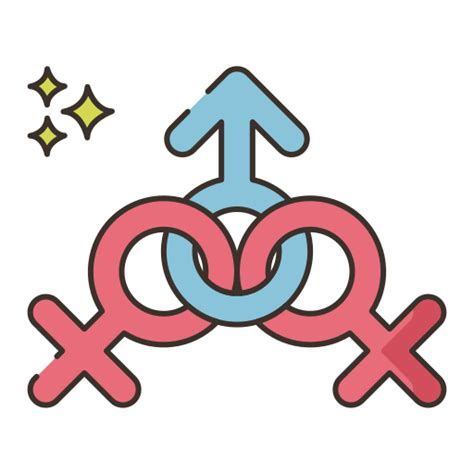 Bisexual Flaticons Lineal Color Icon