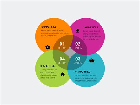 Circle Circulation Stack Overlay PowerPoint Templates PowerPoint Free