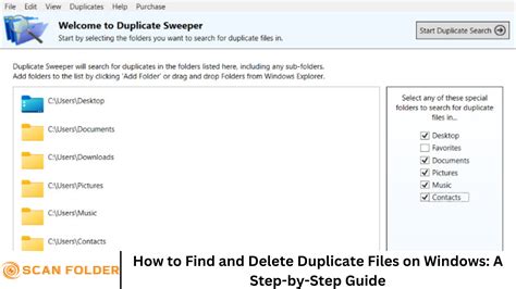 how to find and delete duplicate files on windows a step by step guide