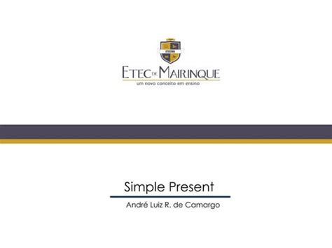 Simple Present To Be Pptx