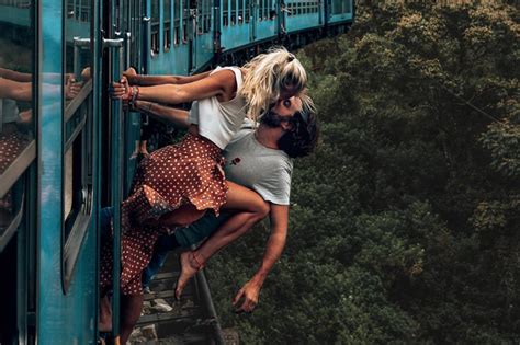Couple Defends Dangerous Instagram Photo Of Sexy Train Stunt