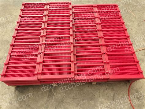 China Tensioned Polyurethane Sieve Linear Vibrating Polyurethane Platemanufacture Aggregate 柴尚