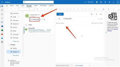 How To Create Email Groups In Outlook Geeksforgeeks