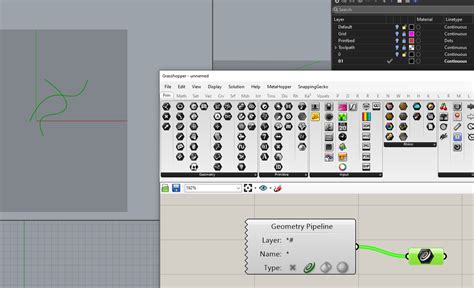 geometry pipeline select numerical layers grasshopper mcneel forum