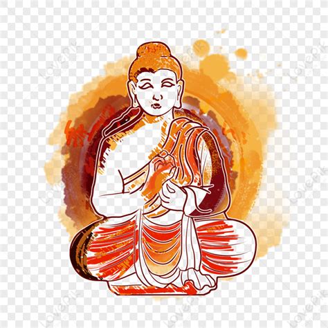 석가모니 부처님 깨달음의 날 수채화 장식축제불교 Png 일러스트 무료 다운로드 Lovepik