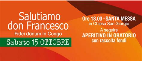 Don Francesco Fidei Donum In Congo San Giorgio Limbiate