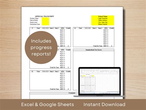 Editable High Babe Transcript Template Official Or Unofficial Transcripts And Progress Report