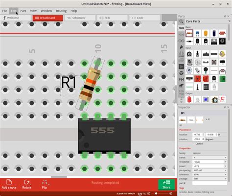 Making Wires On Components Go Where You Want Beginners Fritzing Forum