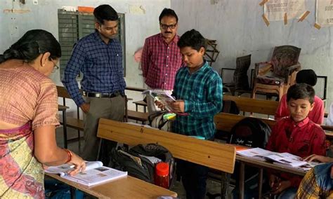 collector anudeep durishetty conducts inspection of zphs
