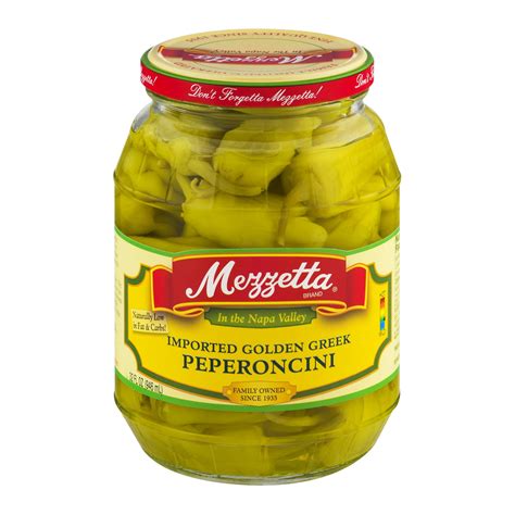 Mezzetta Medium Heat Golden Greek Peperoncini 32 Fl Oz