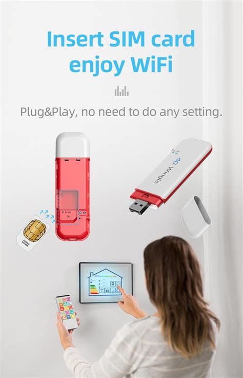 Mobile Lte G Wireless Usb Dongle Sim Card Slot Pocket Hotspot