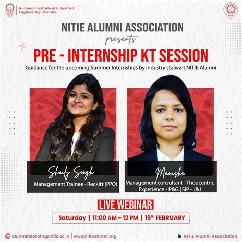 Shaily Singh On Linkedin Internship Work Nitie People Supply