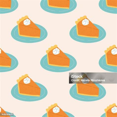 호박 파이와 원활한 패턴 추수 감사절 컬렉션 플랫 벡터 일러스트 레이 션 0명에 대한 스톡 벡터 아트 및 기타 이미지 0명