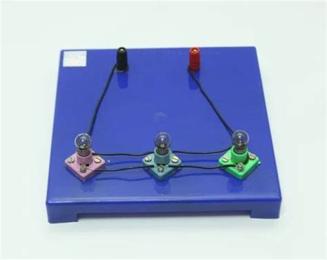 Plastic Blue Domestic Circuit Teaching Model Parallel For Babe Size X Inch At Rs