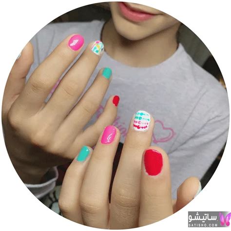 طرح ناخن بچه گانه 2024 با ایده های جذاب و فانتزی که عاشقش می شوید ساتیشو