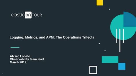 logging metrics and apm the operations trifecta p ppt