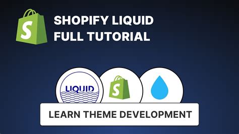 Shopify Theme Development Liquid Full Tutorial Youtube