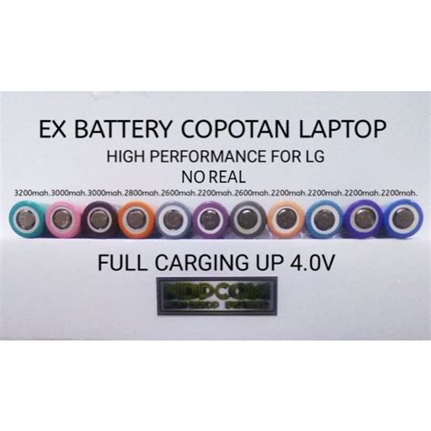 Jual BATERAI BEKAS COPOTAN LAPTOP BATERAI BEKAS MURAH BERKUALITAS ORIGINAL LG Type