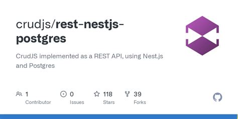 Github Crudjsrest Nestjs Postgres Crudjs Implemented As A Rest Api