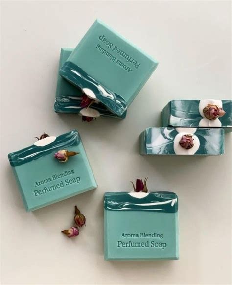 Handmade Soap Bars With Flowers