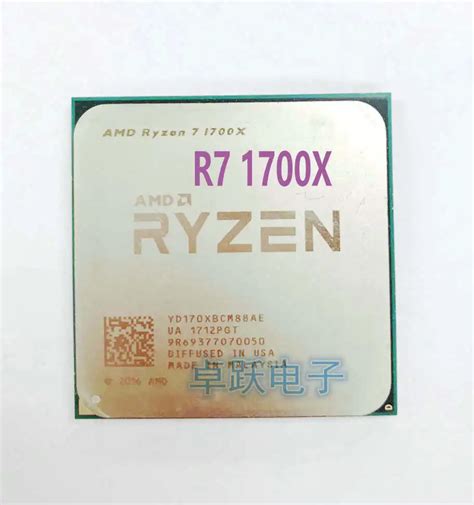 Amd Ryzen 7 1700x R7 1700x 3 4 Ghz Eight Core Cpu Processor Yd170xbcm88ae Socket Am4 In Cpus