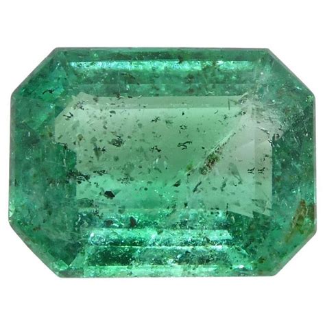 1 37ct Emerald Cut Emerald For Sale At 1stdibs