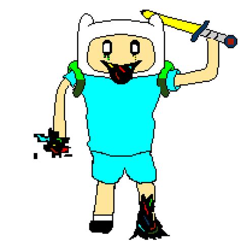 Corrupted Finn Thanks To Snas Pixel Art