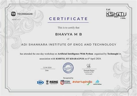 Bhavya M B On Linkedin Artificialintelligence Python Continuouslearning