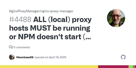 all local proxy hosts must be running or npm doesn t start no webui