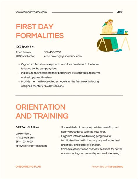 Cream Orange Onboarding Plan Template Venngage Cream Orange Onboarding Plan Template Venngage