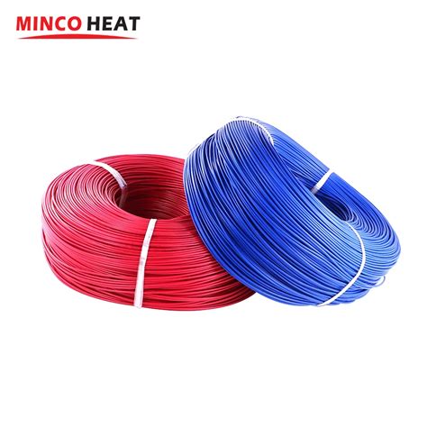 내열 케이블 와이어 18awg 20awg 저가 고품질 주석 도금 구리 와이어 연결 와이어 유연한 와이어 5 미터 Minco 열바닥 난방 시스템 And 부품 Aliexpress