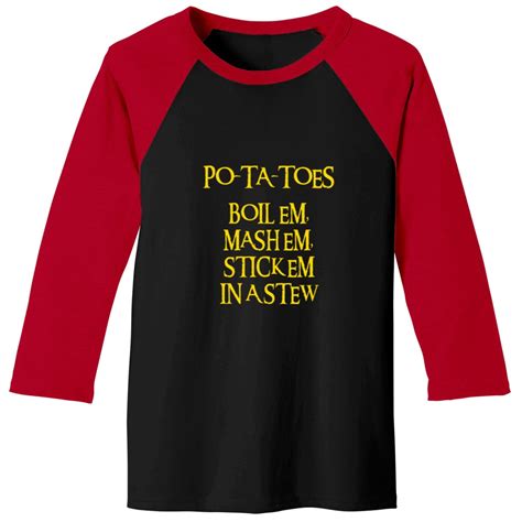 The Many Uses Of A Potato Baseball Tees Sold By Shelleeworthy Sku 119678085 Printerval