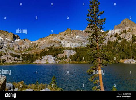 Ediza Lake And The Minarets In The Ansel Adams Wilderness Inyo