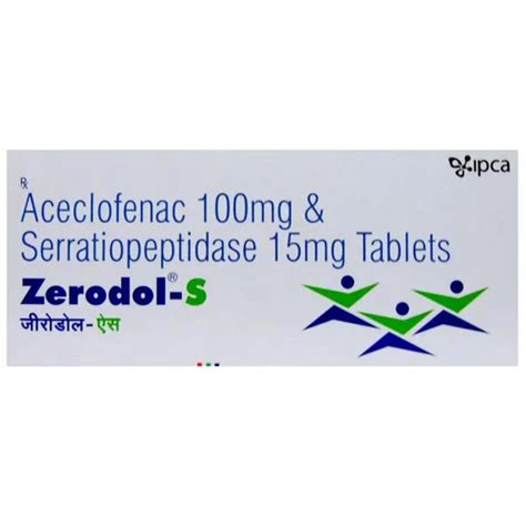 Zerodol S Tablet Strength 115mg At Rs 114 3 Stripe In New Delhi Id 2854527066233