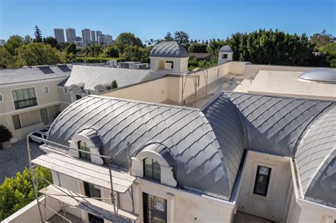 Zinc Shingles On Curved Roof 10 1 Spengler Industries