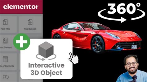 Elementor Gsap Add Rotating Image 3d Object Youtube
