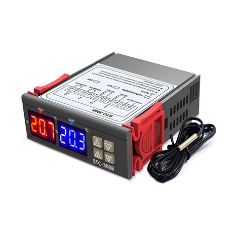 Dual Digital Temperature Controller Two Relay Outp Grandado