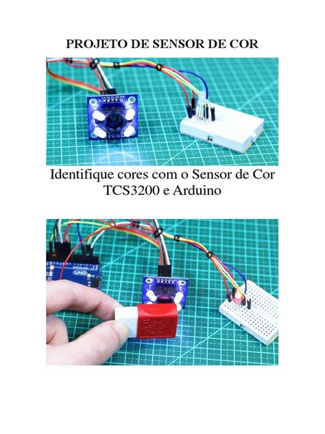 projeto de sensor de cor identifique cores com o sensor de cor tcs3200