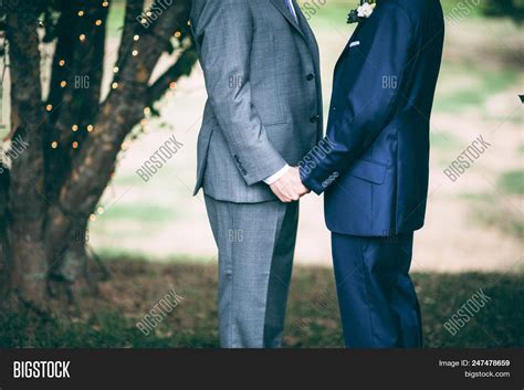 Two Men Holding Hands Marriage