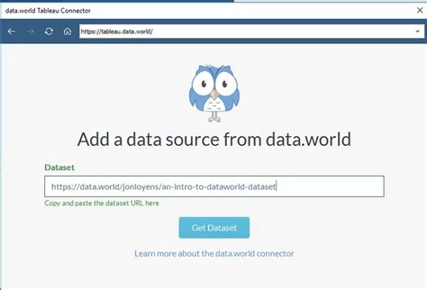 Connect Tableau Web Data Connector To Data World USEReady