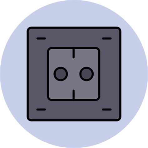 Electric Socket Generic Outline Color Icon